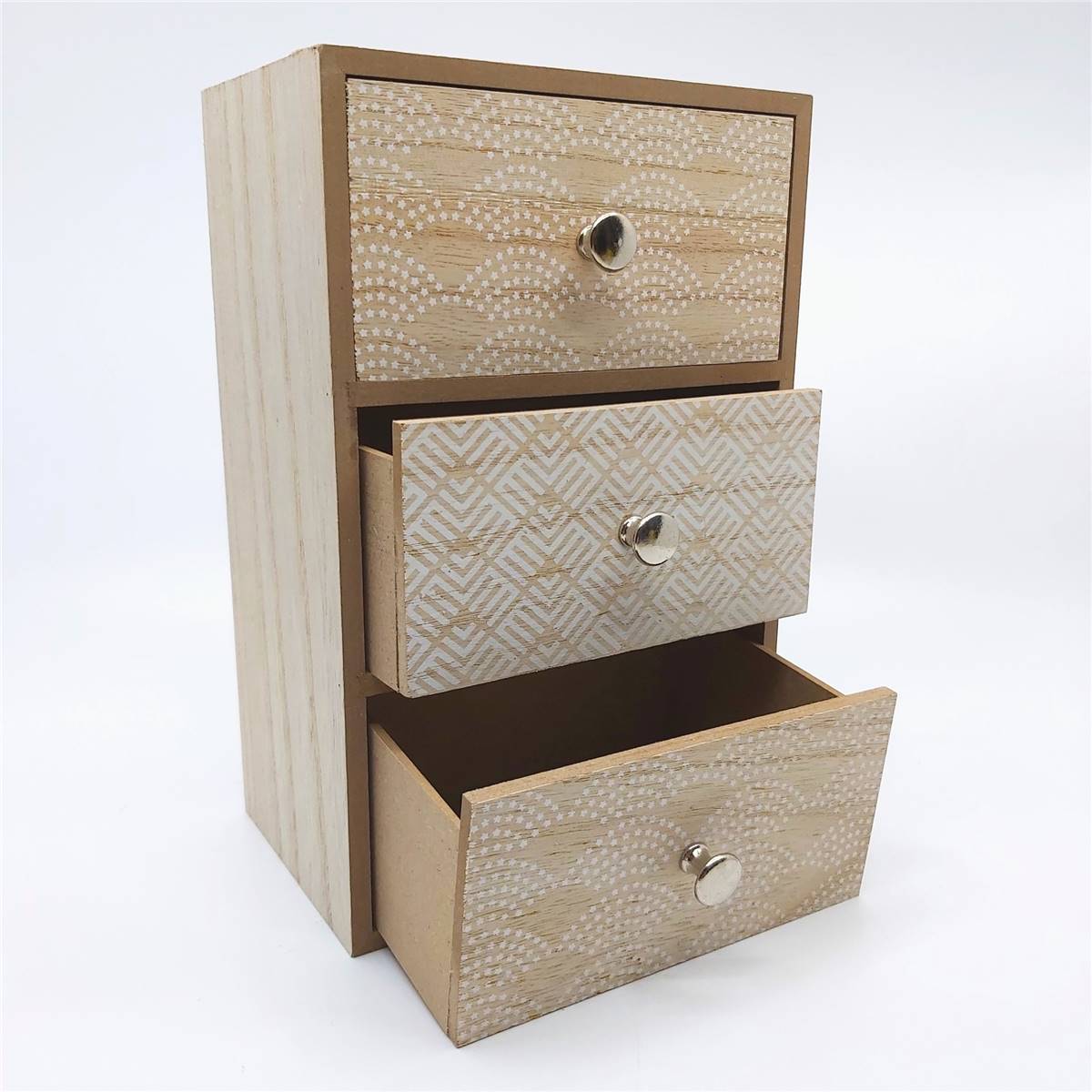 Inspire Mdf Pattern 3 Drawer Box Each | Woolworths