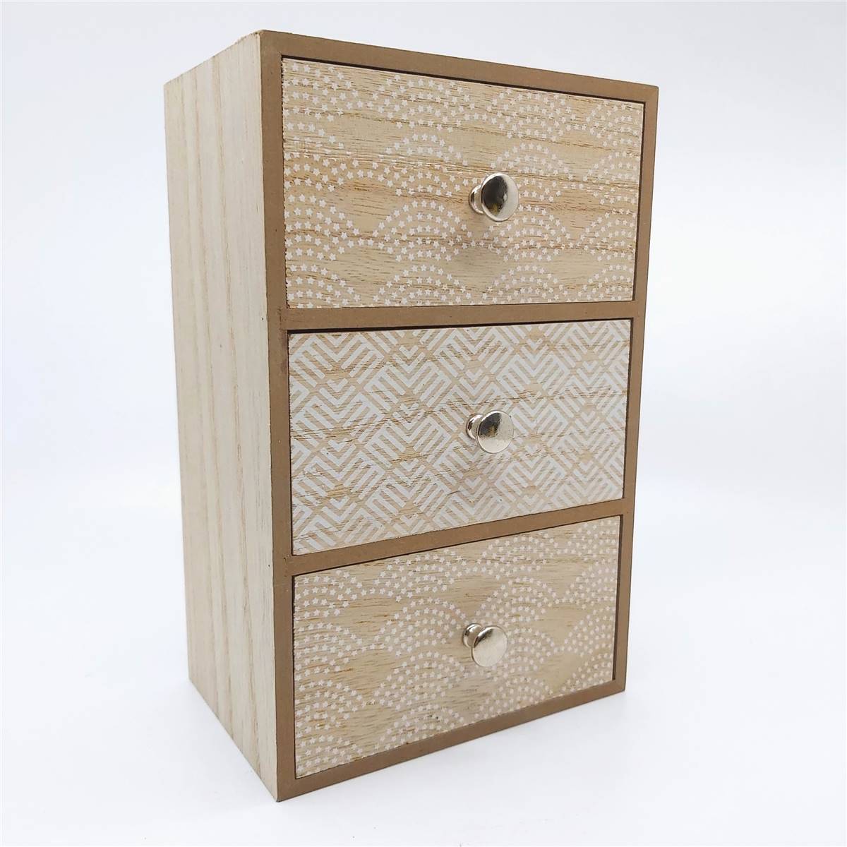 Inspire Mdf Pattern 3 Drawer Box Each | Woolworths