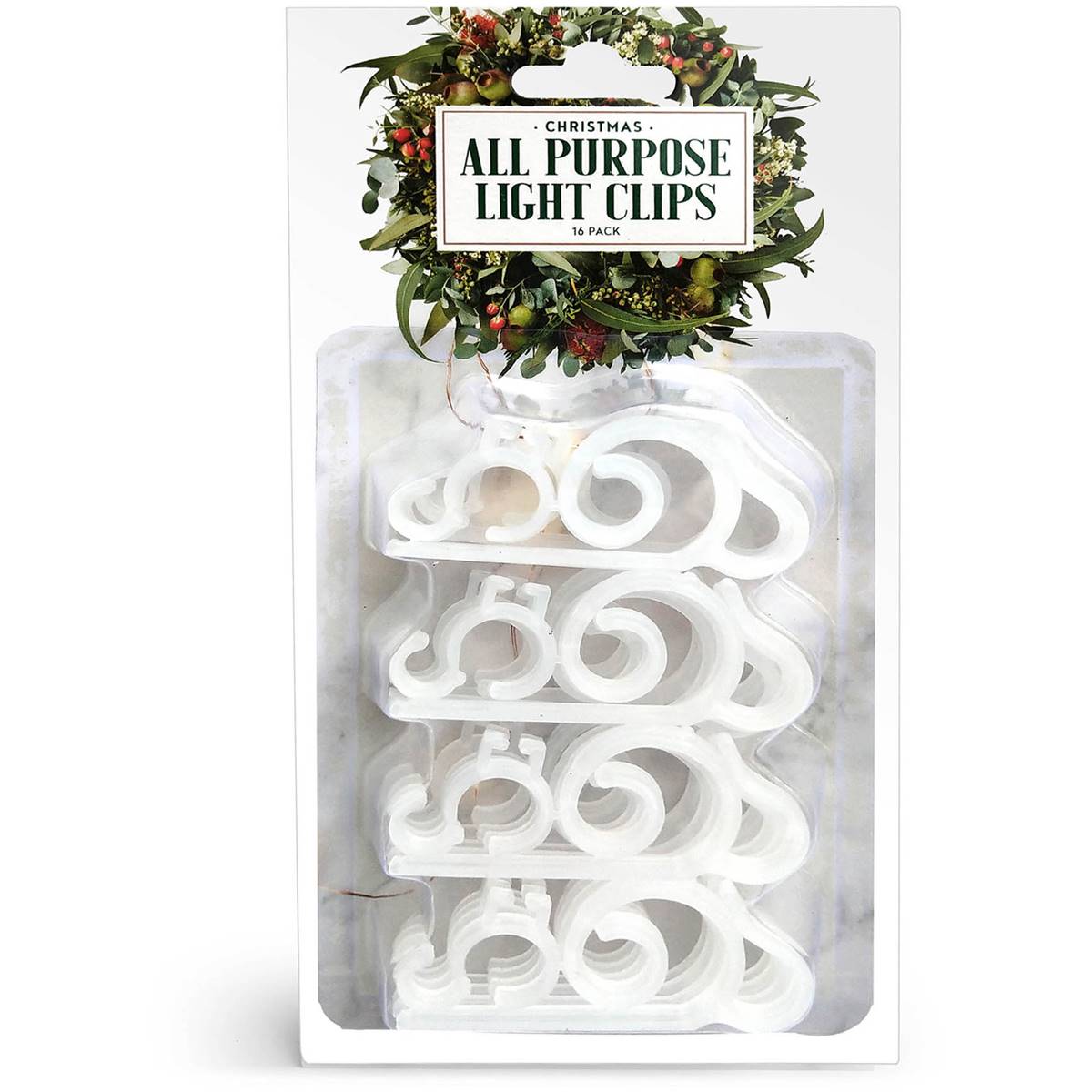 Christmas All Purpose Clips 16 Pack | Woolworths