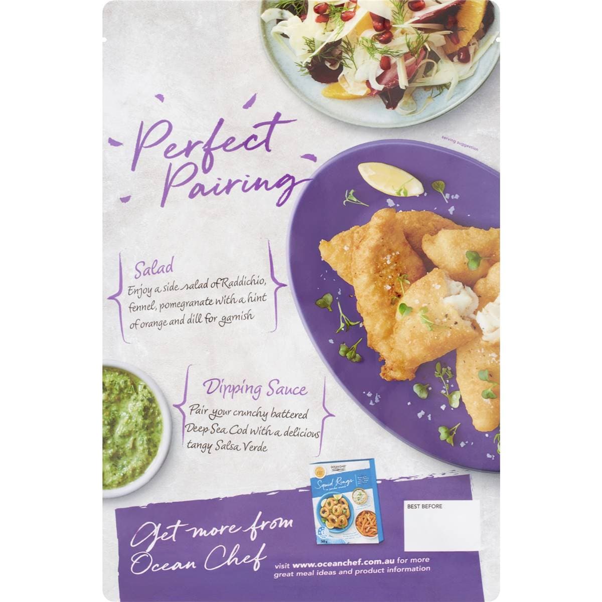 Ocean Chef Deep Sea Cod In Crunchy Batter 500g | Woolworths