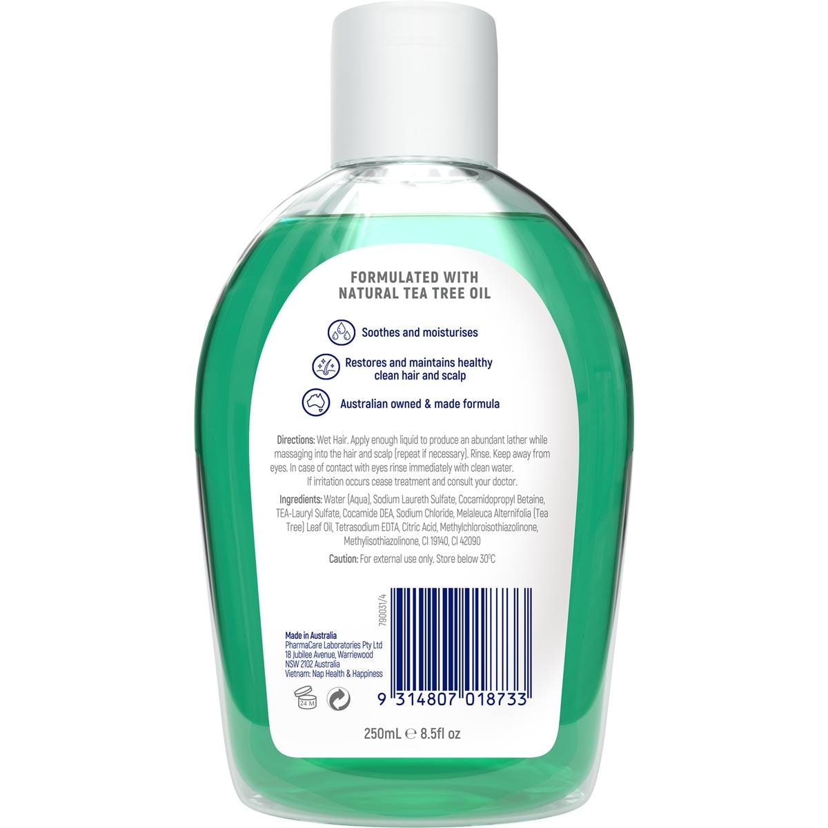 Redwin Anti Dandruff Shampoo Tea Tree Treatment 250ml | Woolworths