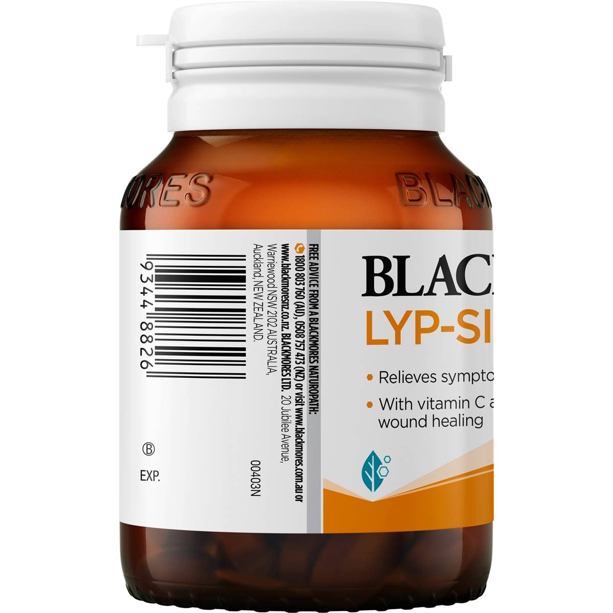 Blackmores Lyp-sine Cold Sore Relief Vitamin Tablets 30 Pack | Woolworths