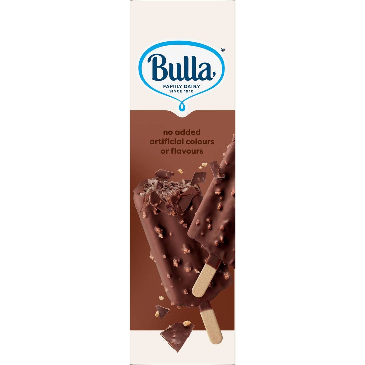 Bulla Crunch Double Choc 8 Pack | Woolworths