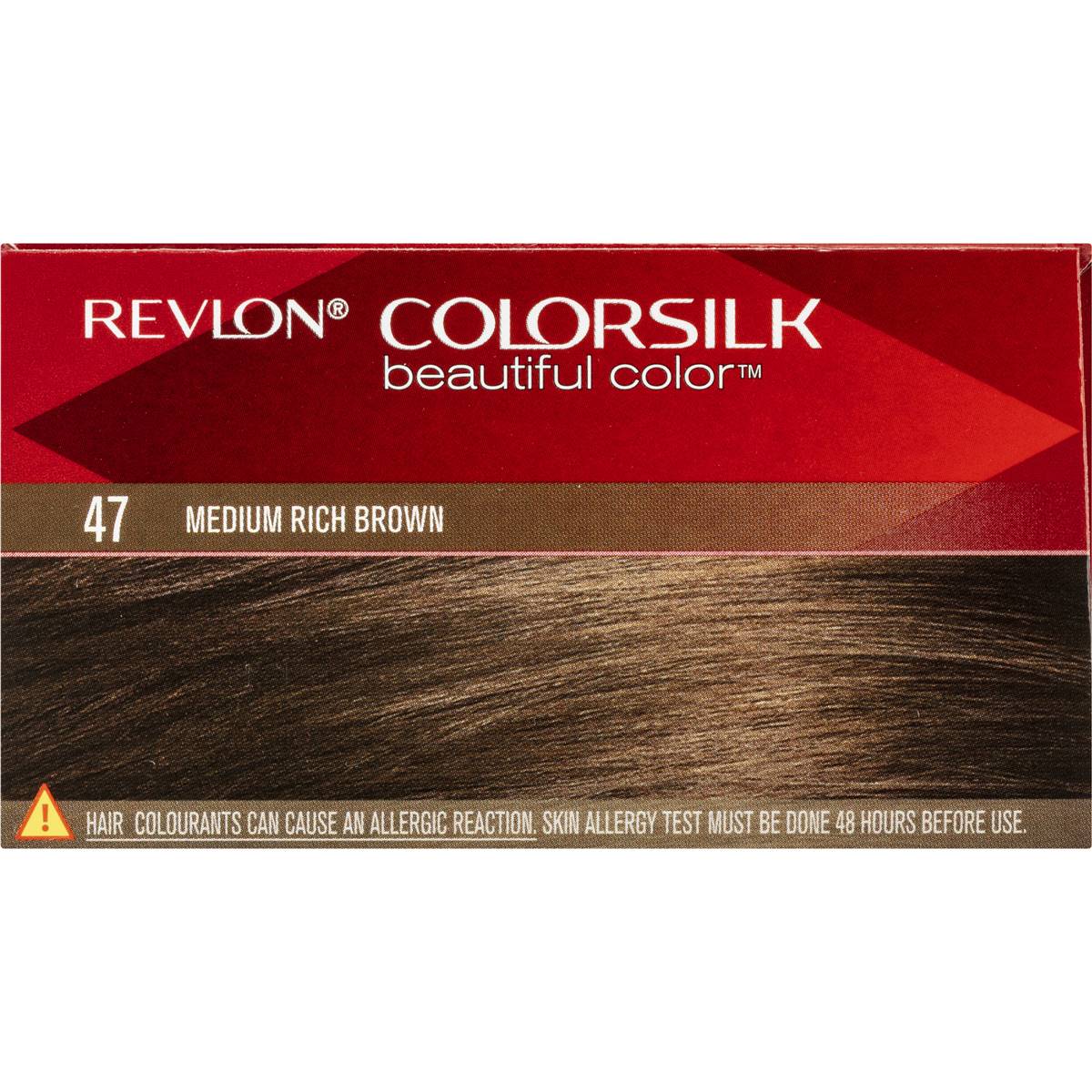 Revlon Colorsilk Beautiful Color 47 Medium Rich Brown Each | Woolworths