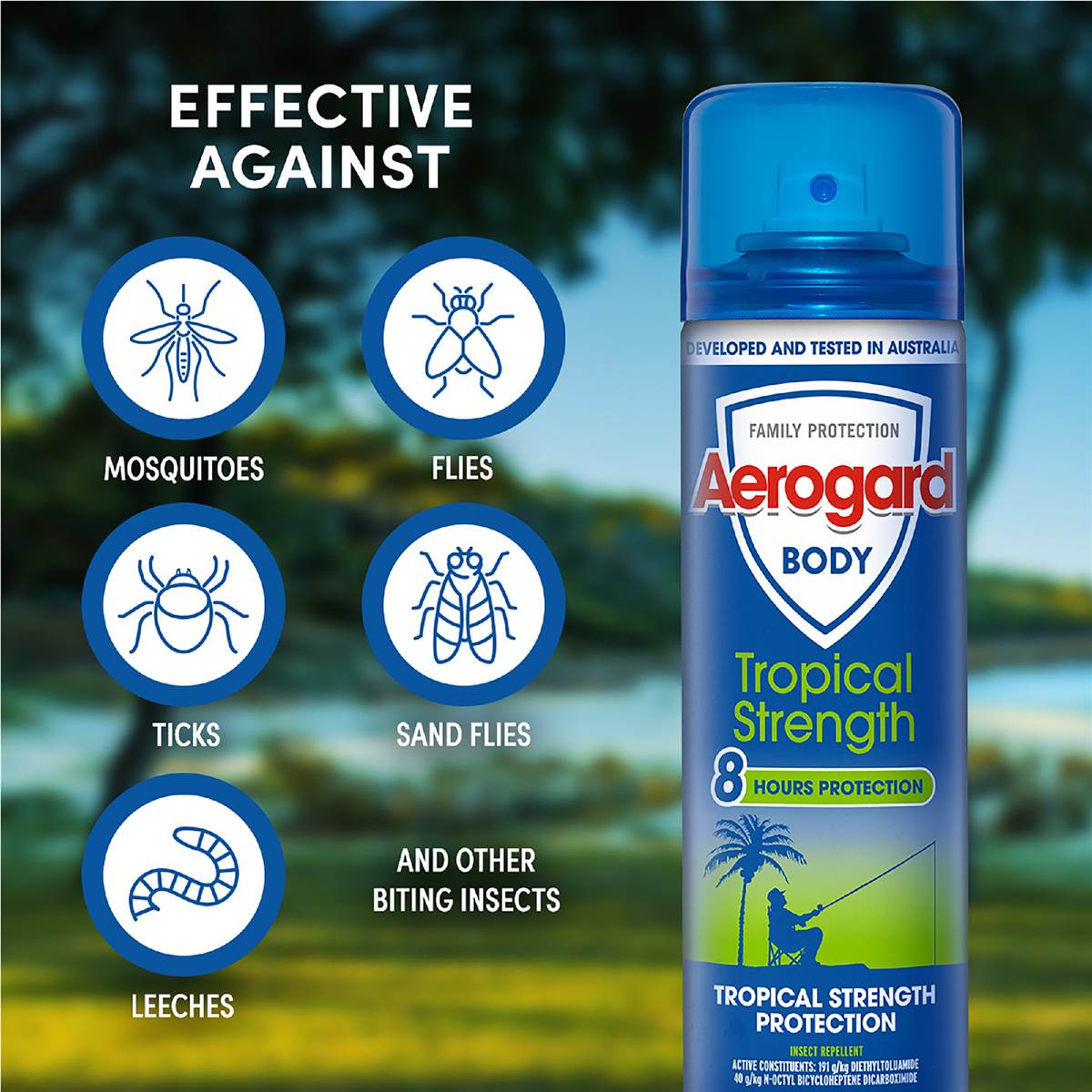 Aerogard Tropical Strength Aerosol Insect Repellent 150g | Woolworths