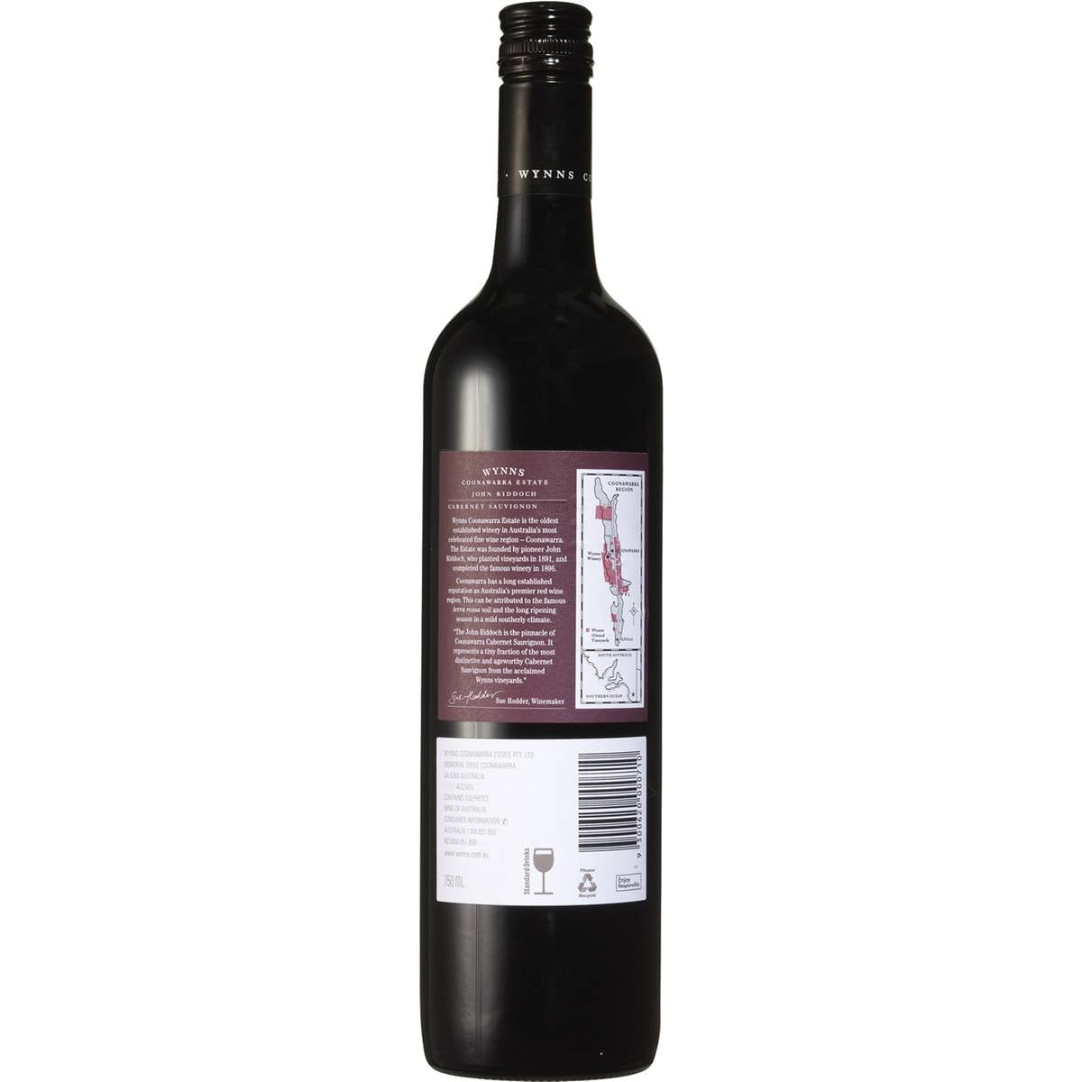 Wynns John Riddoch Cabernet Sauvignon 750ml | Woolworths