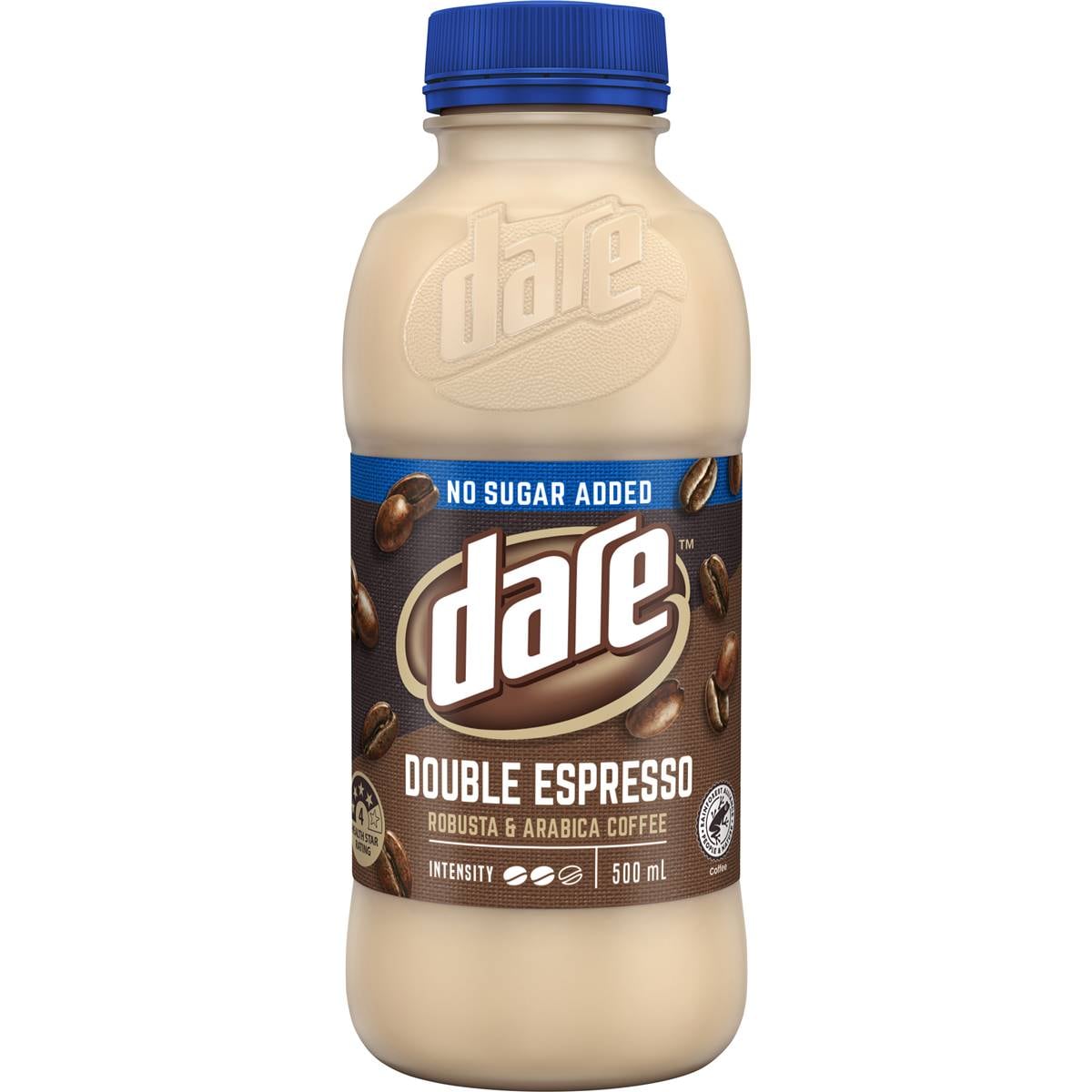 Dare No Added Sugar Double Espresso Iced Coffee 500ml | Woolworths