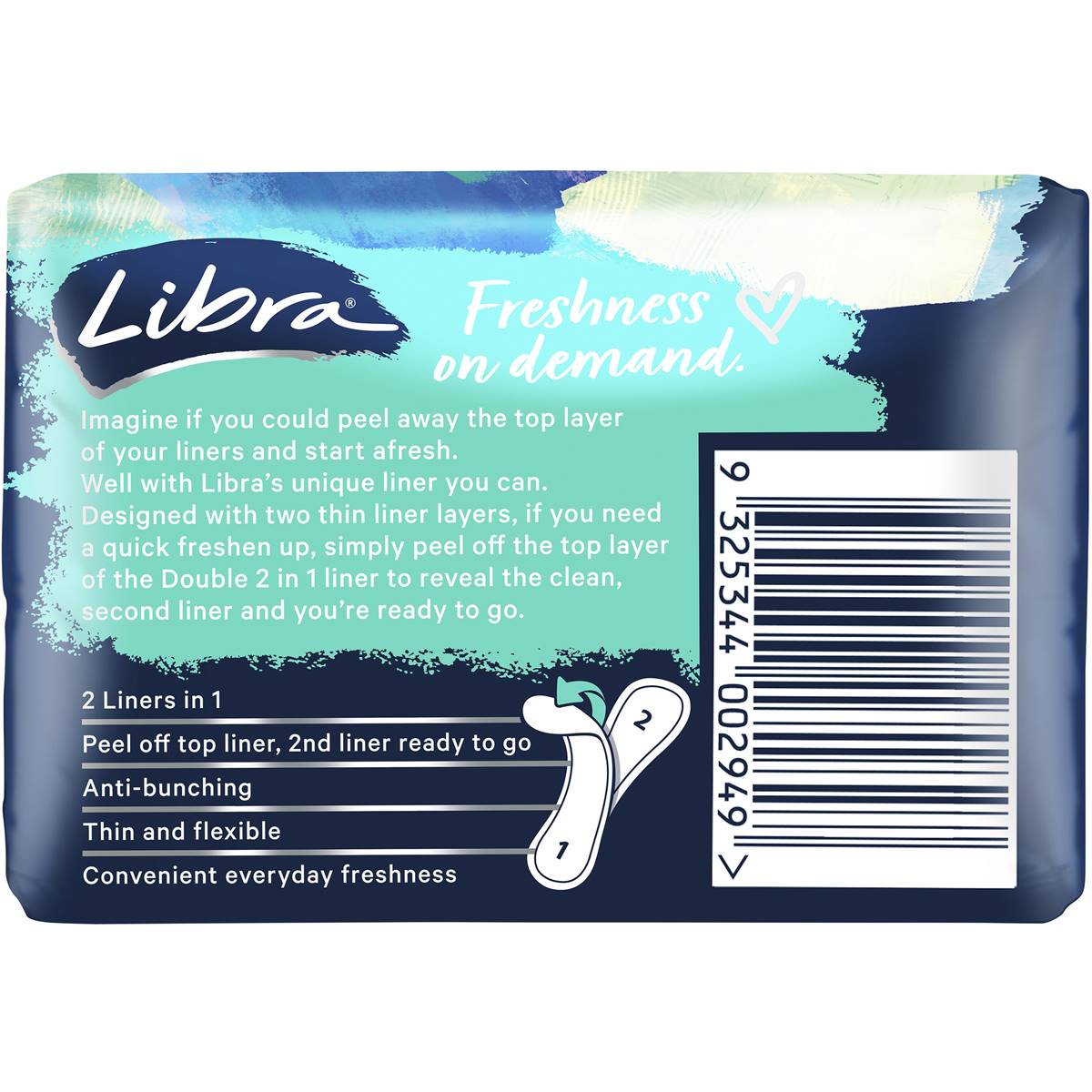 Libra 2 In 1 Liner 20 Pack | Woolworths