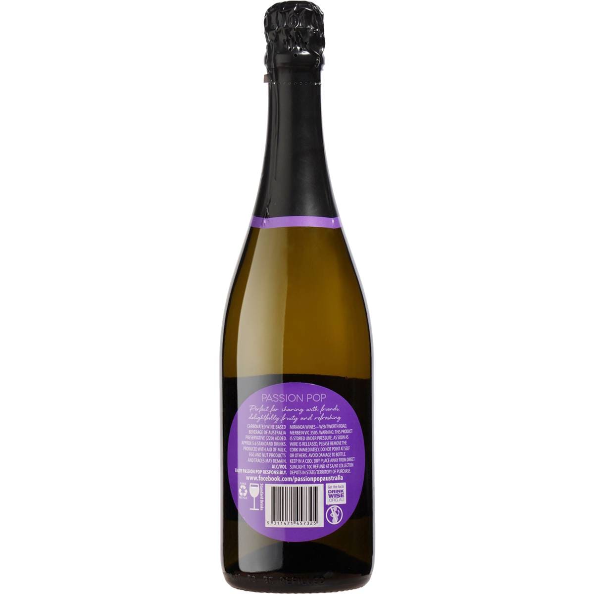 Passion Pop Sparkling 750ml | Woolworths