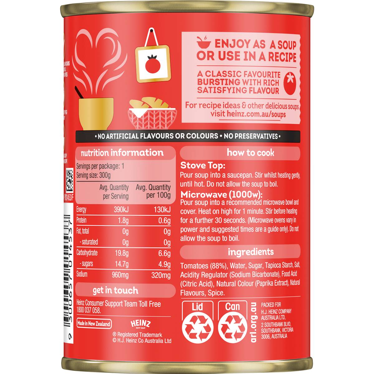 Heinz Big Red Tomato Soup For One 300g | Woolworths Heinz Big Red Tomato Soup For One 300g | Woolworths