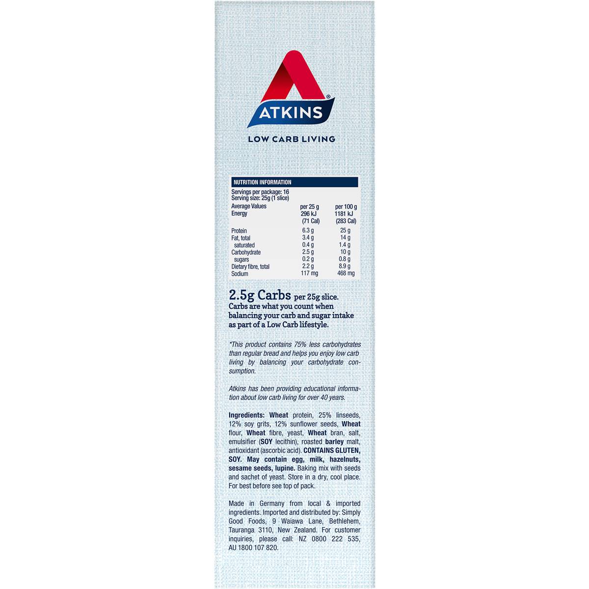 Atkins Low Carb Multi Seed Breadmix 400g | Woolworths