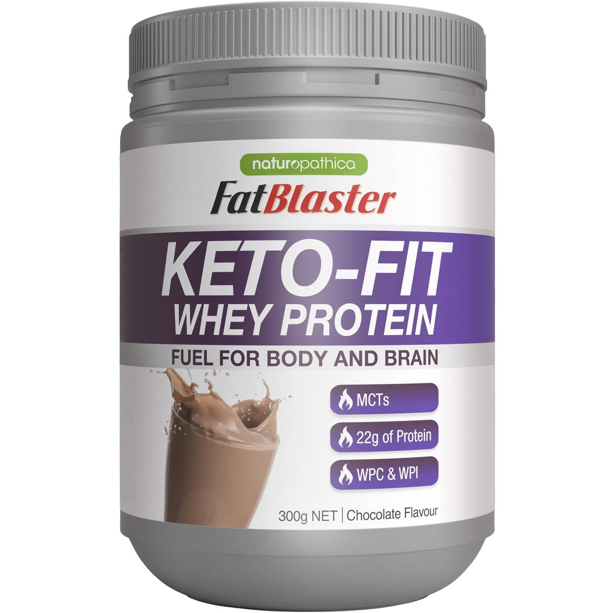 Fat Blaster Keto Fit Whey Chocolate 300g | Woolworths
