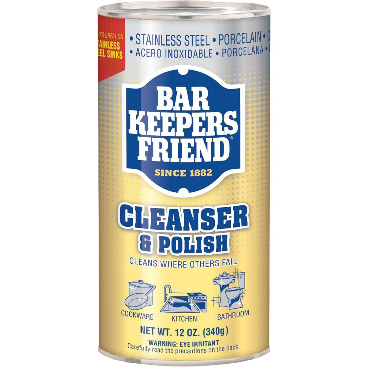 Bar Keepers Friend Cleanser Polish 340g Woolworths Bar Keepers Friend Cleanser Polish 340g Woolworths