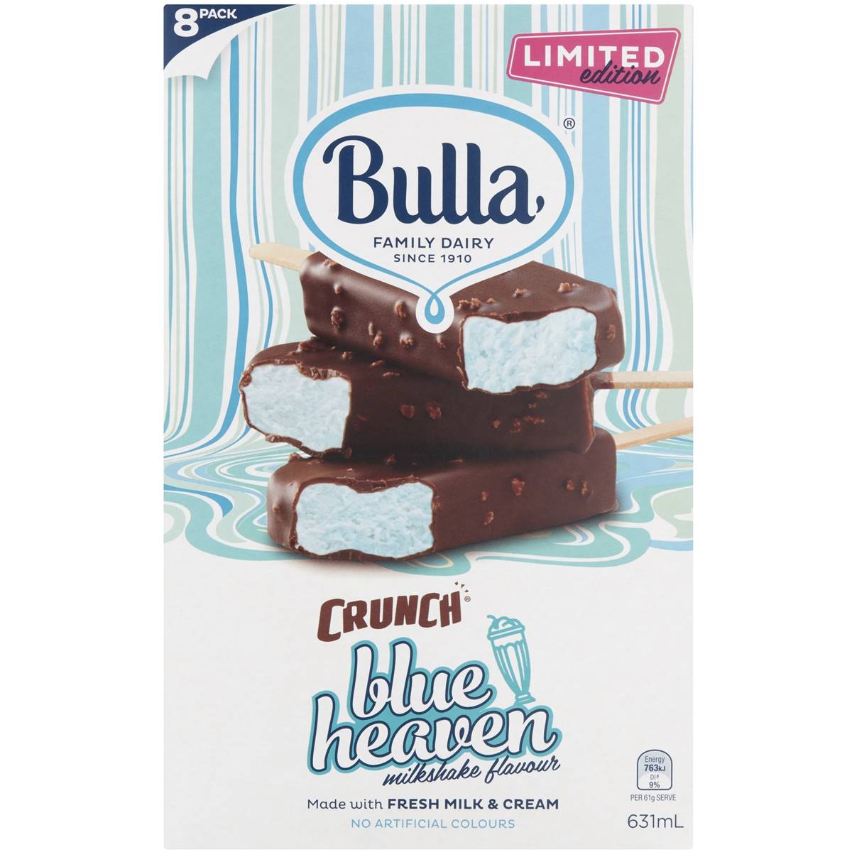 Bulla Crunch Blue Heaven 8 Pack | Woolworths