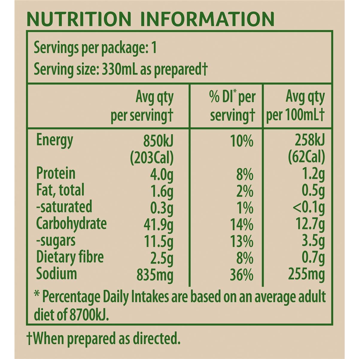 Continental Classics Cup-a-soup Italian Minestrone Bigger Serve 52g ...