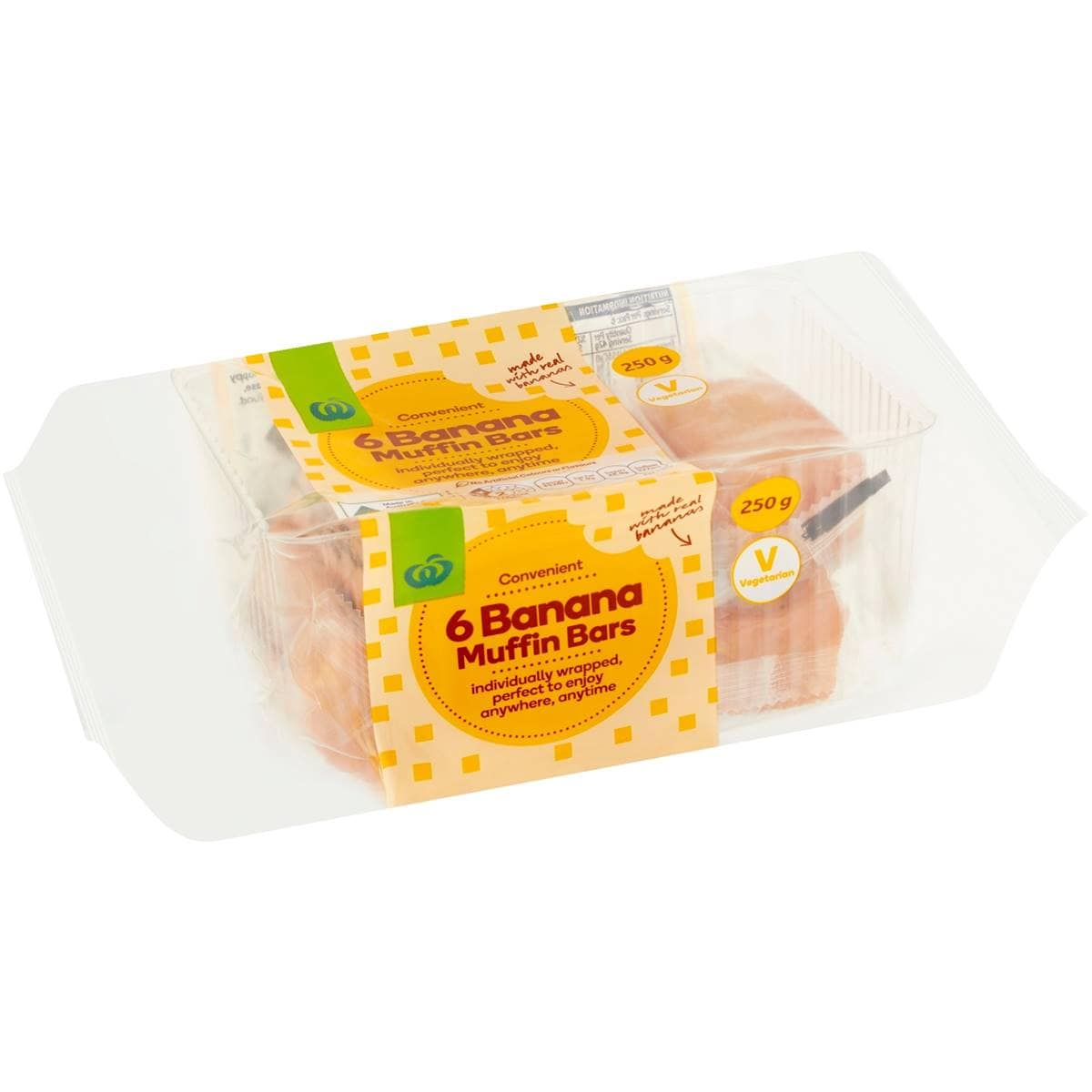 Woolworths Banana Muffin Bars 6 Pack | Woolworths
