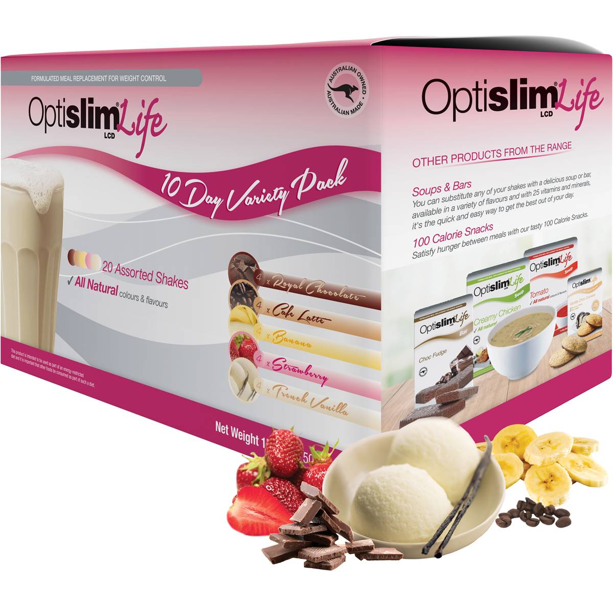 Optislim 10 Day Variety 20 Pack | Woolworths