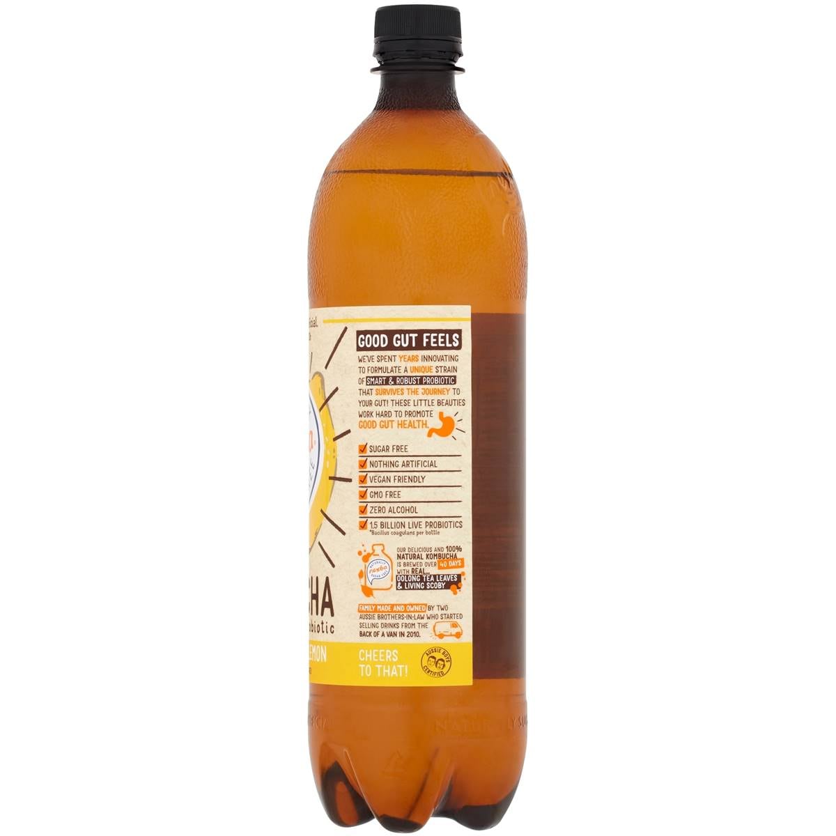 Nexba Elderflower & Lemon Kombucha Sugar Free 1l | Woolworths
