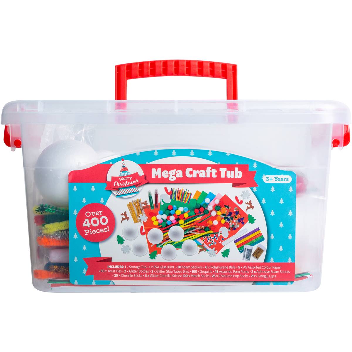 Christmas Mega Craft Tub Each | Woolworths