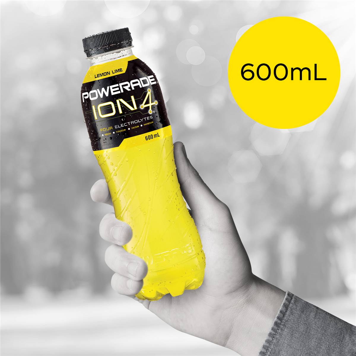 Powerade Lemon Lime Sport Bottle 600ml | Woolworths