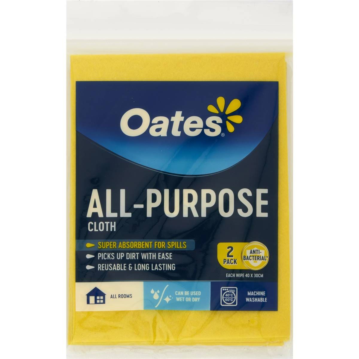 Oates All Purpose Cloth 2 Pack | Woolworths