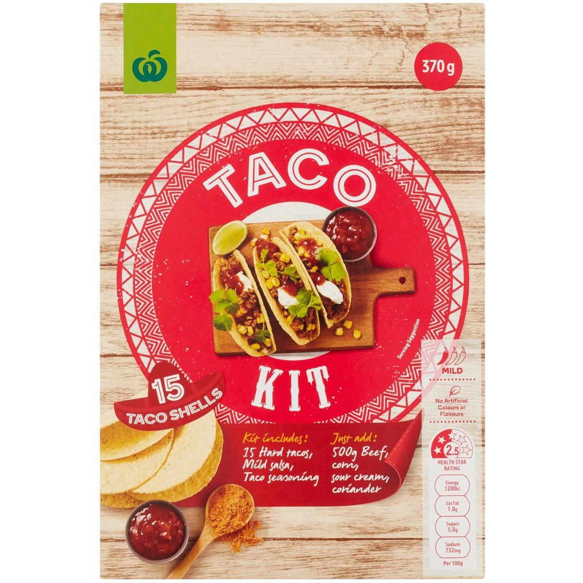 Woolworths Hard Taco Kit 15 Pack | Woolworths