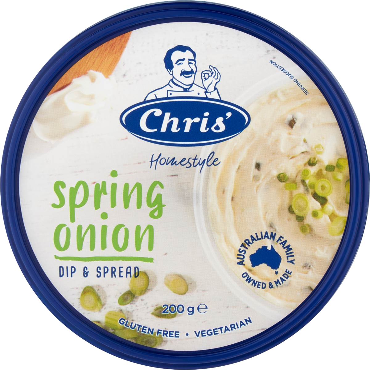 Chris' Dips Spring Onion 200g | Woolworths