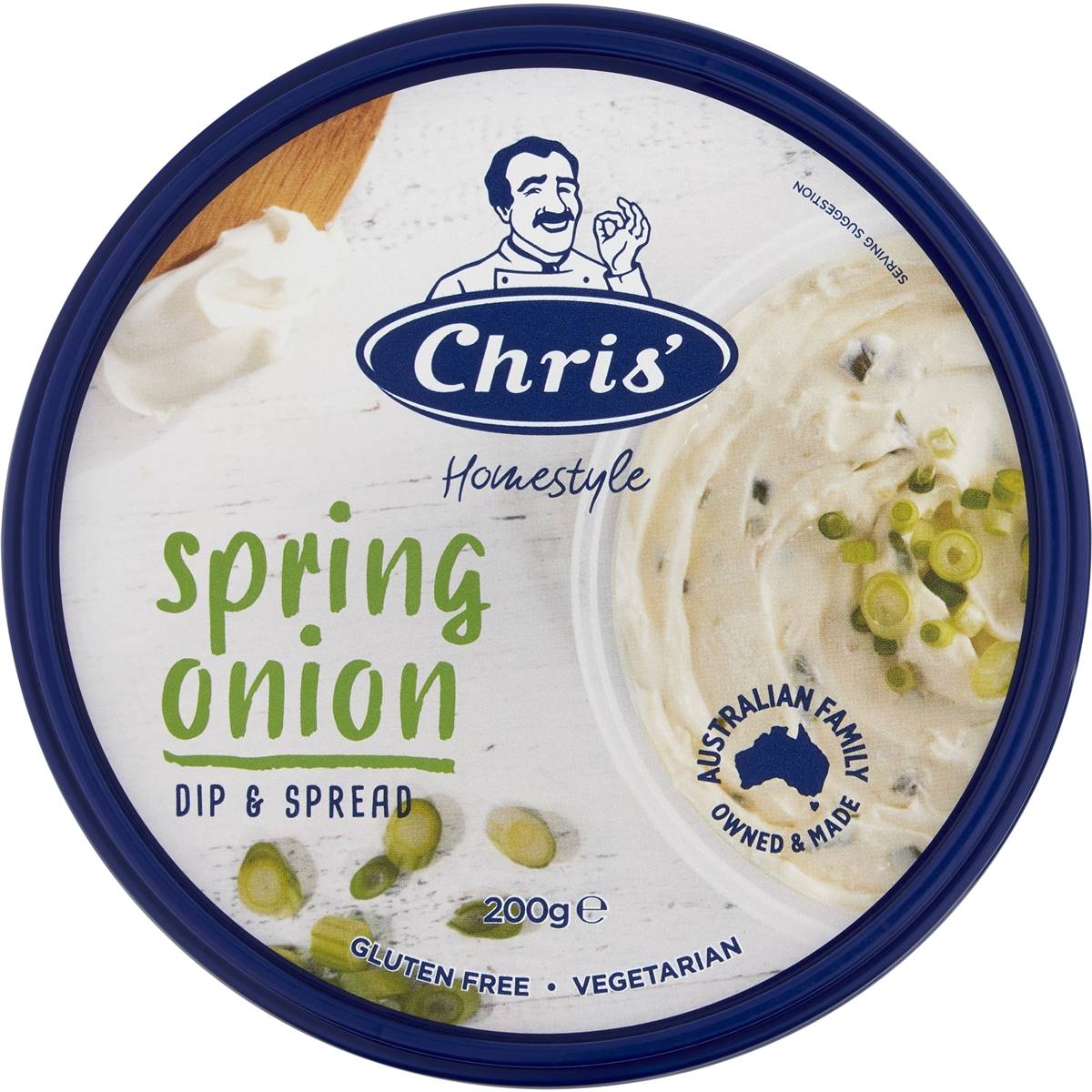 Chris' Dips Spring Onion 200g | Woolworths