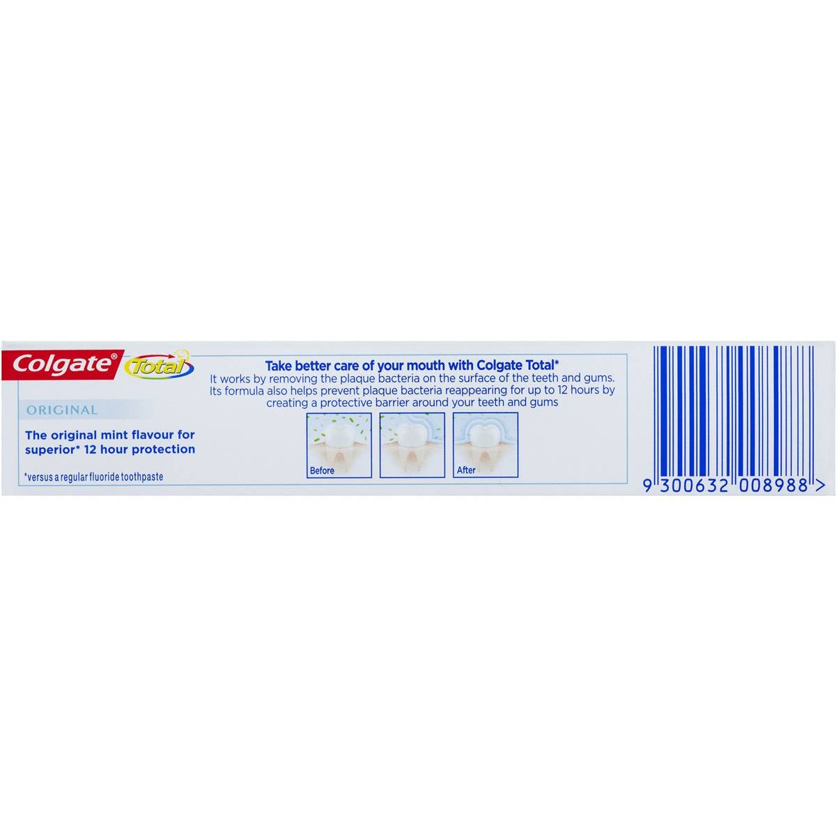 Colgate Total Original Toothpaste 12h Antibacterial Protection 45g ...