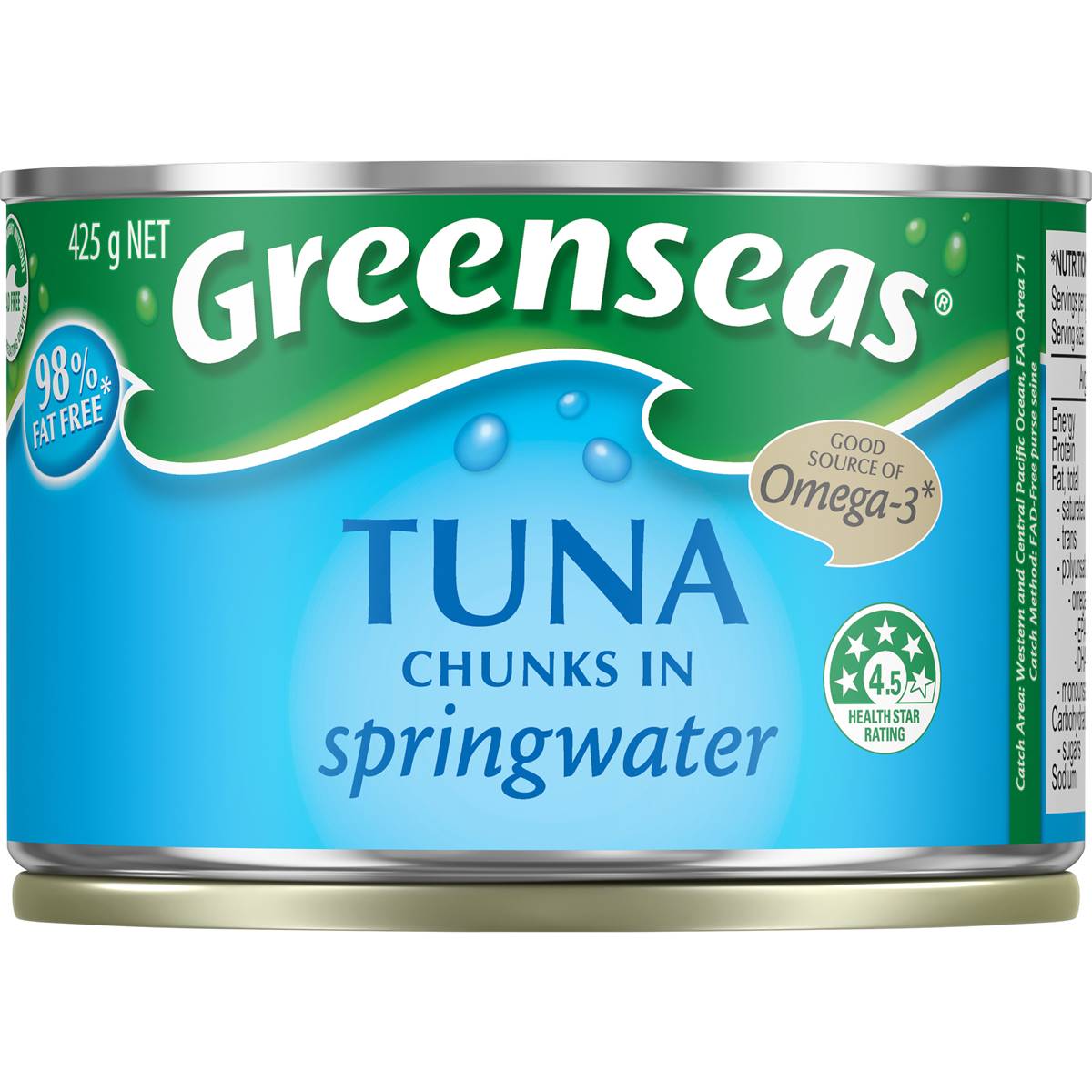 Greenseas Tuna Chunks In Springwater 425g | Woolworths