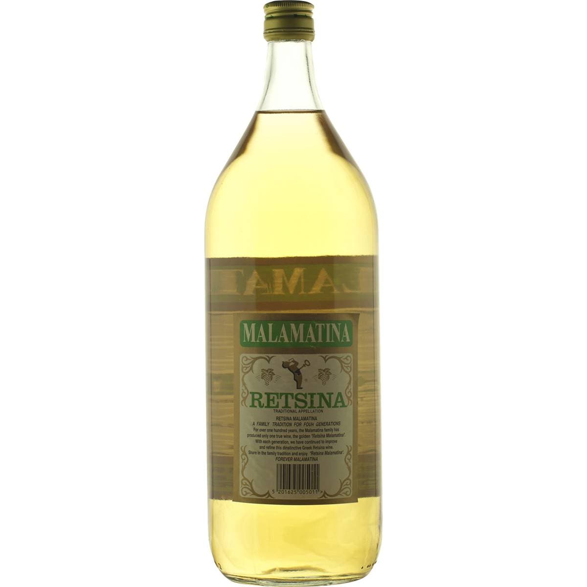 Malamatina Retsina Table Wine 2l | Woolworths