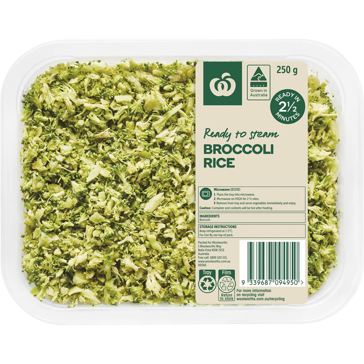 Woolworths Broccoli Rice 250g | Woolworths