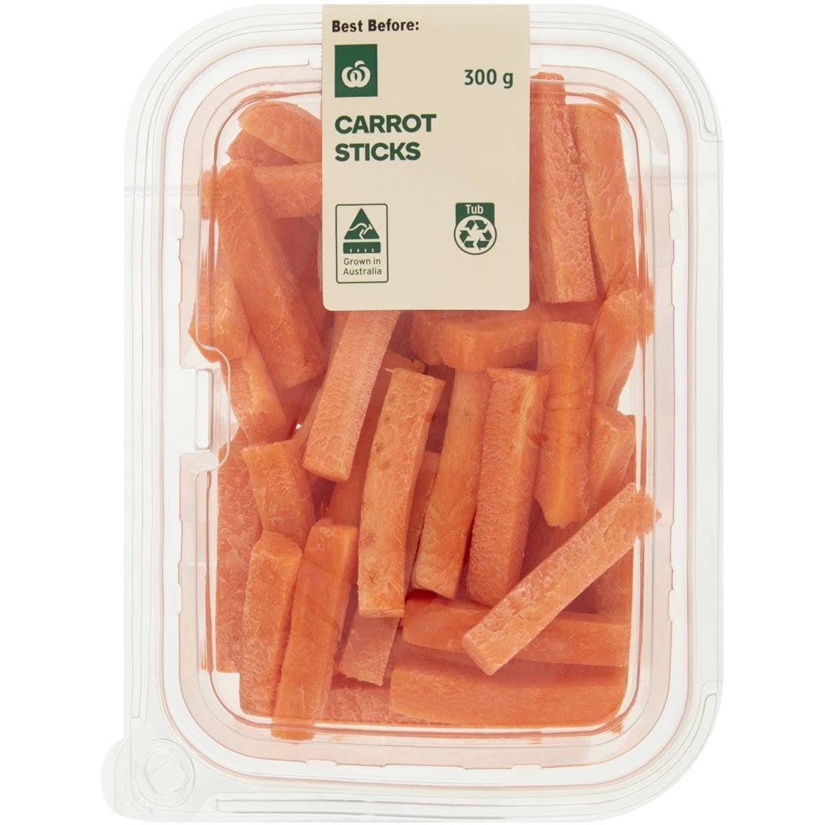 Woolworths Carrot Sticks 300g | Woolworths