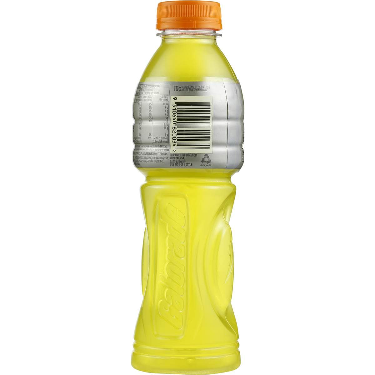 Gatorade Lemon Lime Sports Drink 600ml | Woolworths