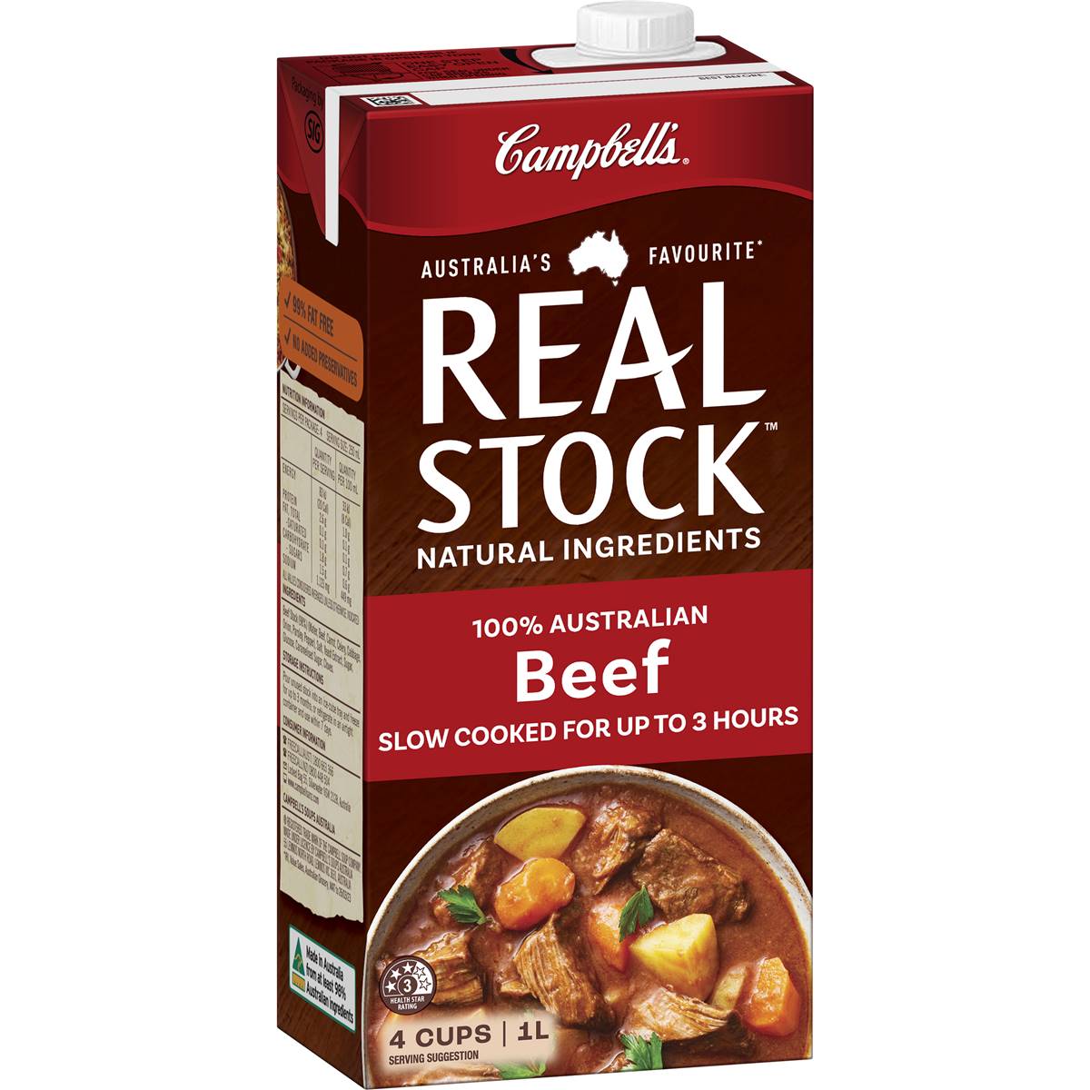 Campbell's Real Beef Liquid Stock 1l | Woolworths