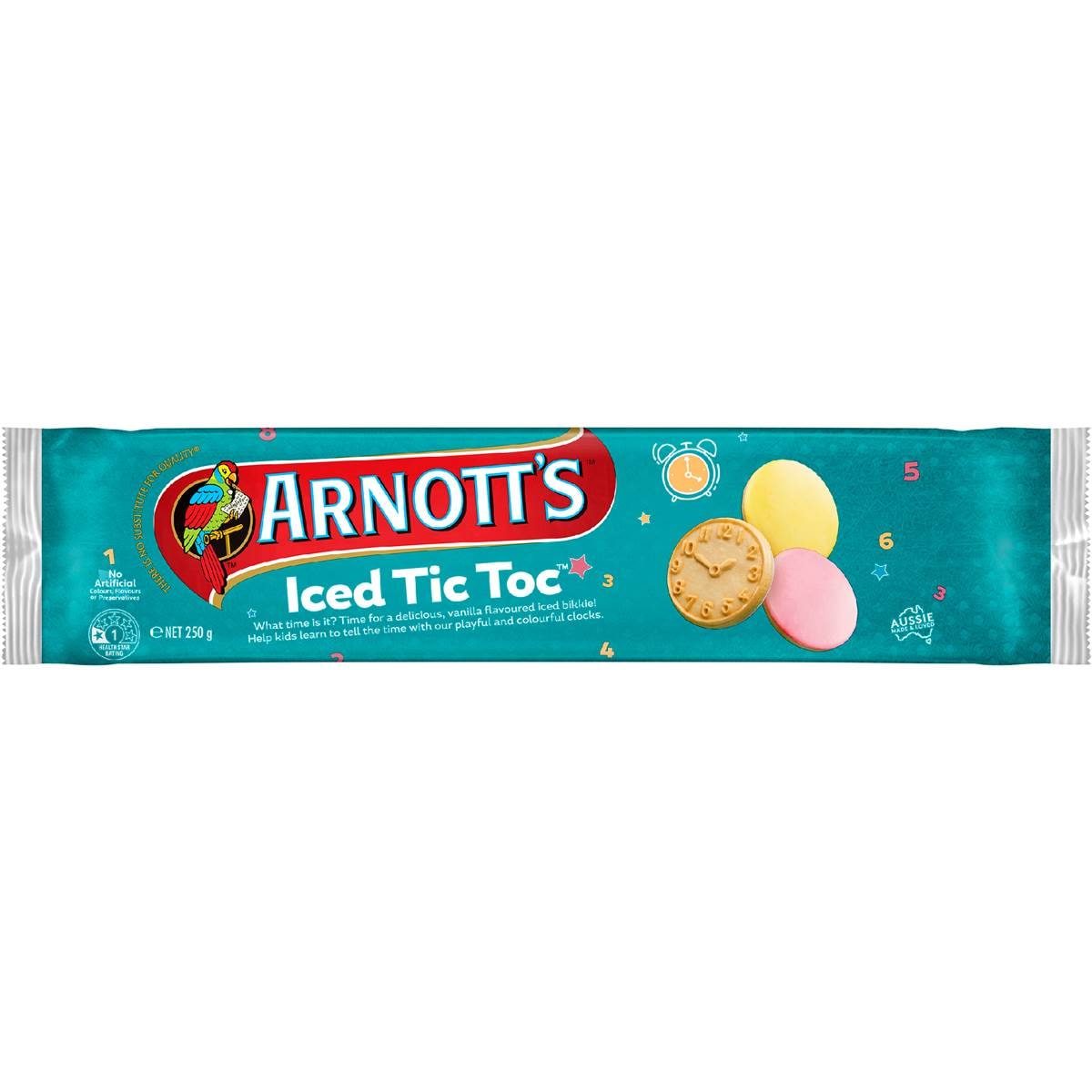 Arnott's Iced Tic Toc Biscuits Biscuits 250g | Woolworths