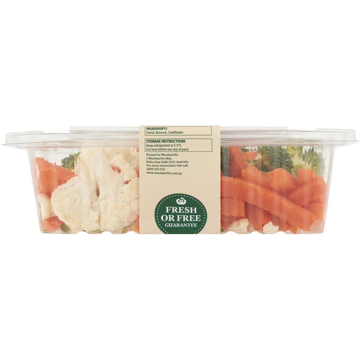 Woolworths Cauliflower Broccoli & Carrot 500g | Woolworths