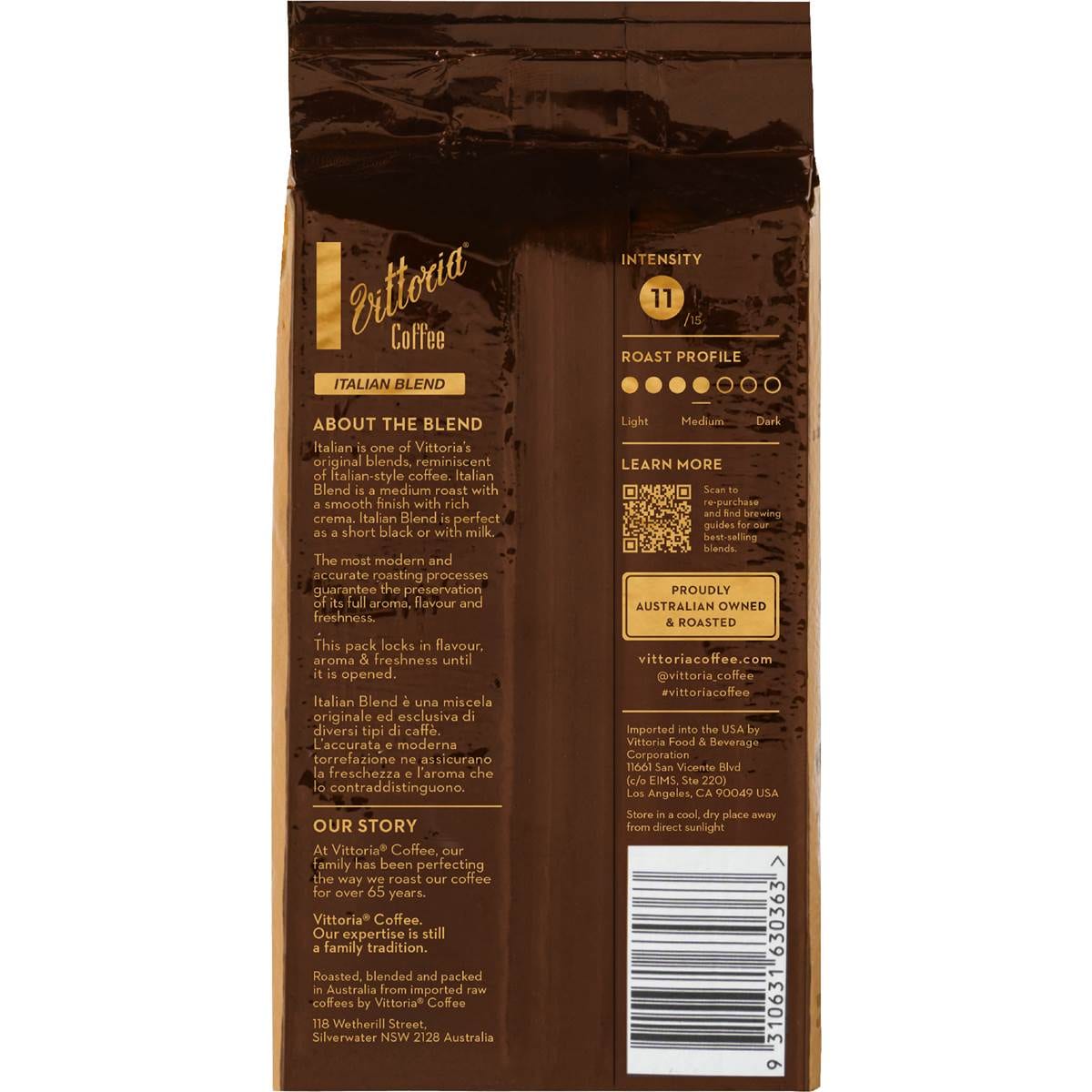 Vittoria Italian Ground 200g | Woolworths