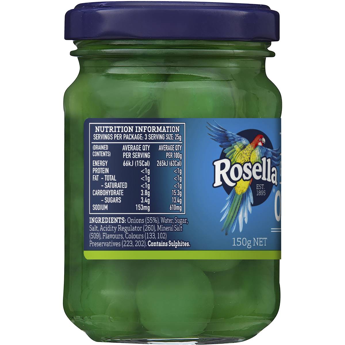 Rosella Green Cocktail Onions 150g | Woolworths