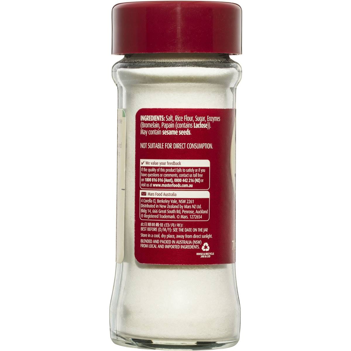 Masterfoods Seasoning Meat Tenderiser 70g | Woolworths