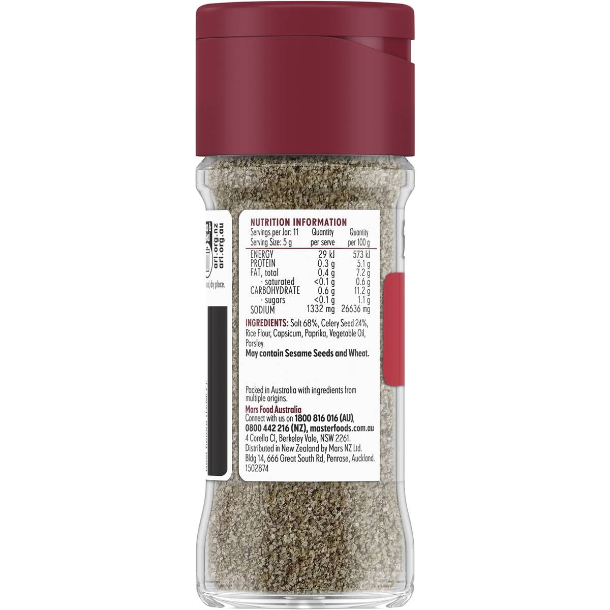 Masterfoods Celery Salt 57g | Woolworths