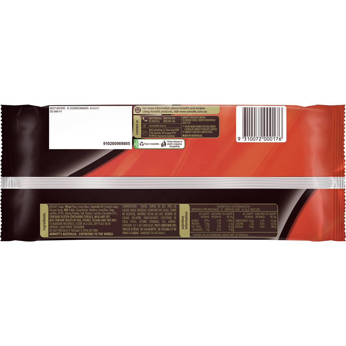 Arnott's Royals Dark Chocolate 200g | Woolworths