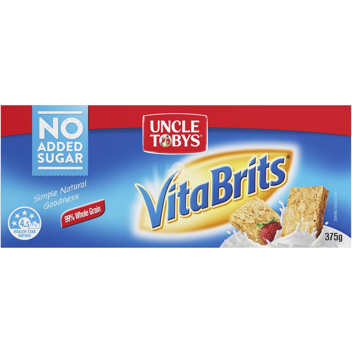 Uncle Tobys Vita Brits Breakfast Cereal Brits 375g | Woolworths