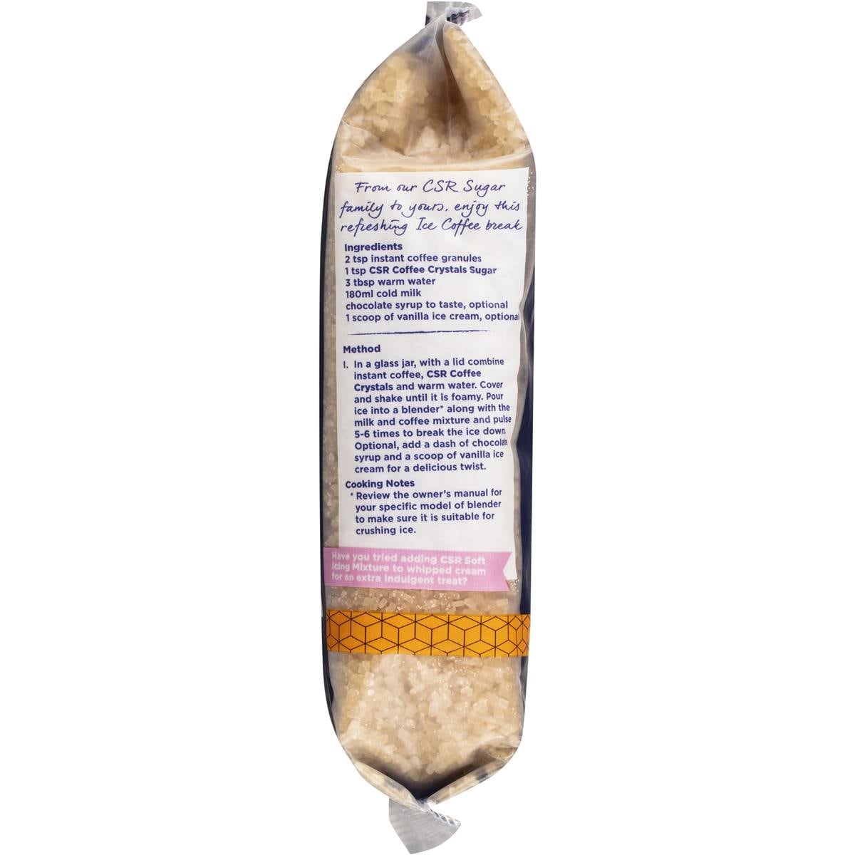 Csr Brown Sugar Coffee Crystals 500g | Woolworths