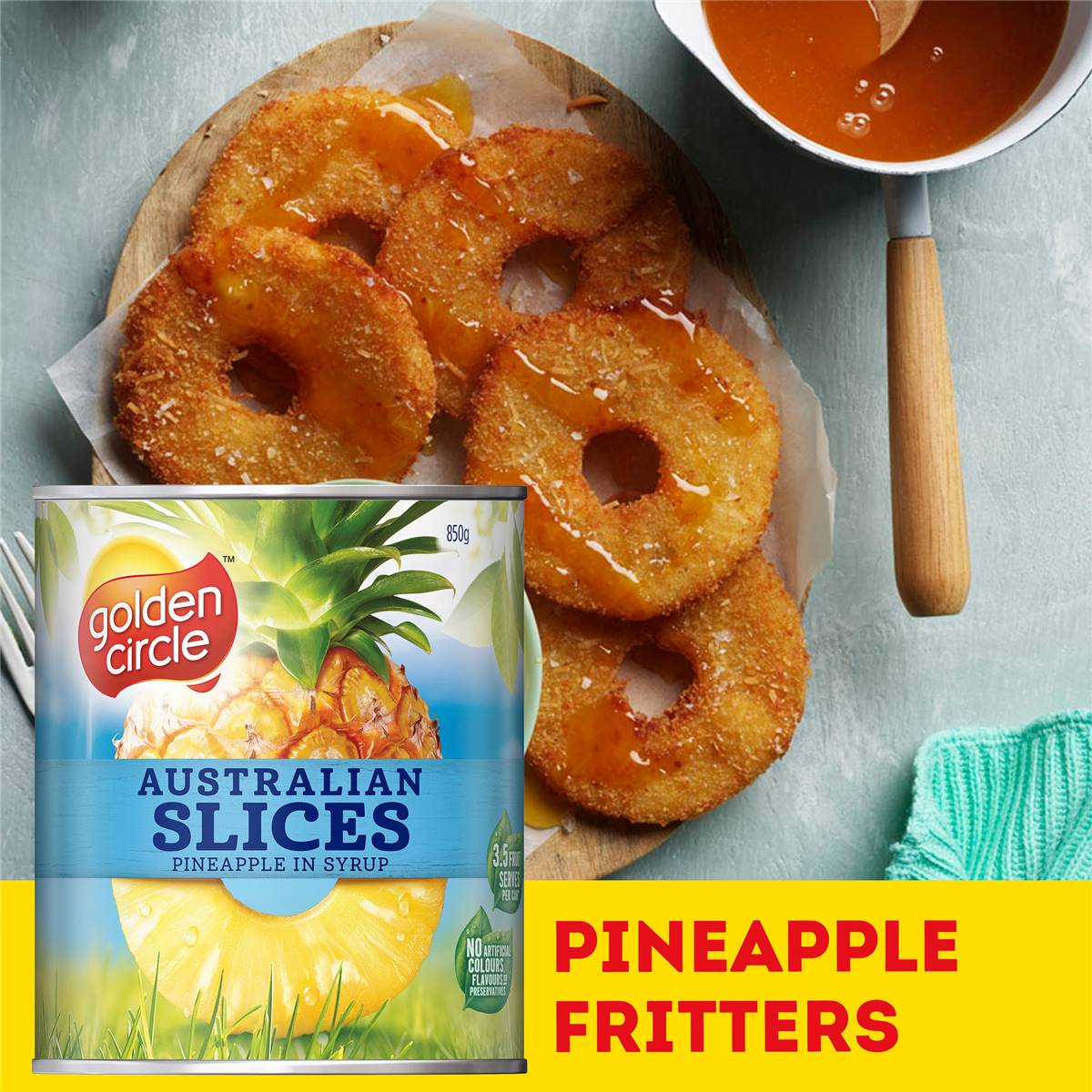 Golden Circle Australian Canned Fruit Tinned Pineapple Slices In Syrup 850g | Woolworths