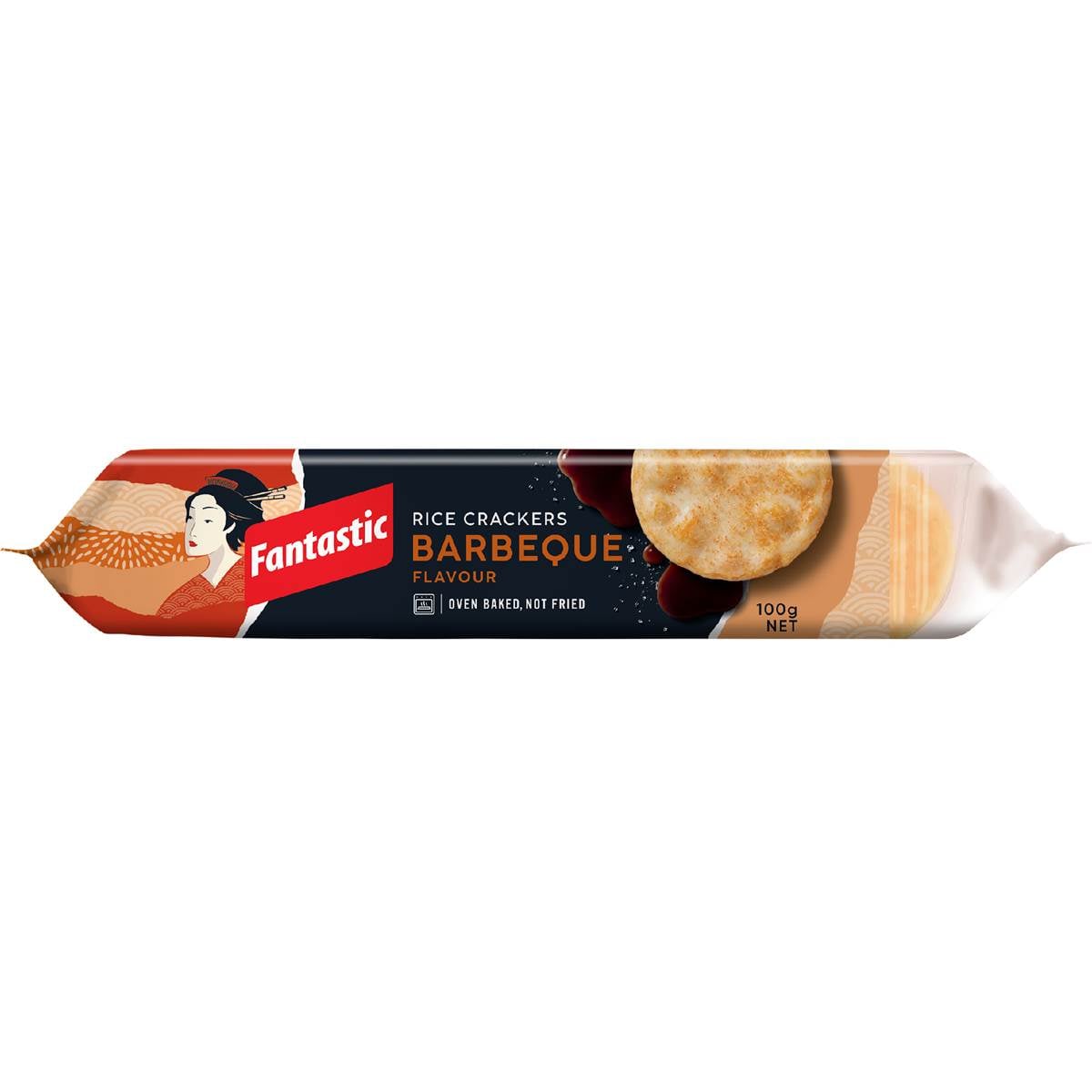 Fantastic Rice Crackers Bbq 100g | Woolworths