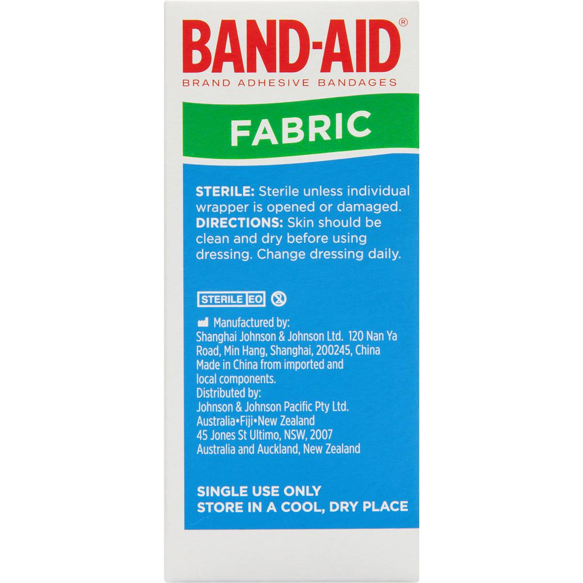 Band-aid Fabric Strips Fabric 50 Pack | Woolworths