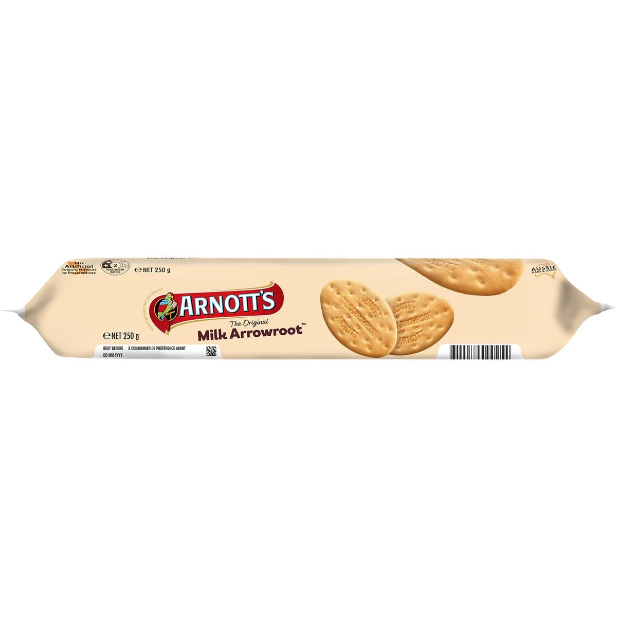 Arnott's Milk Arrowroot Plain Biscuits Biscuits 250g | Woolworths