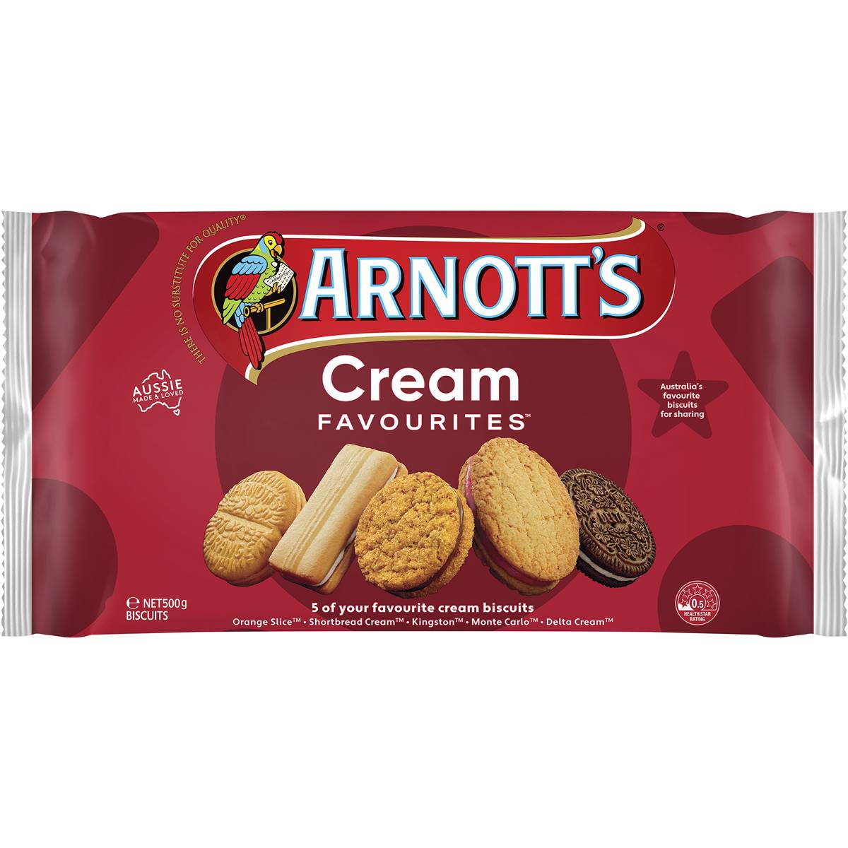 Arnott's Arnott's Cream Favourites Assorted Biscuits 500g | Woolworths