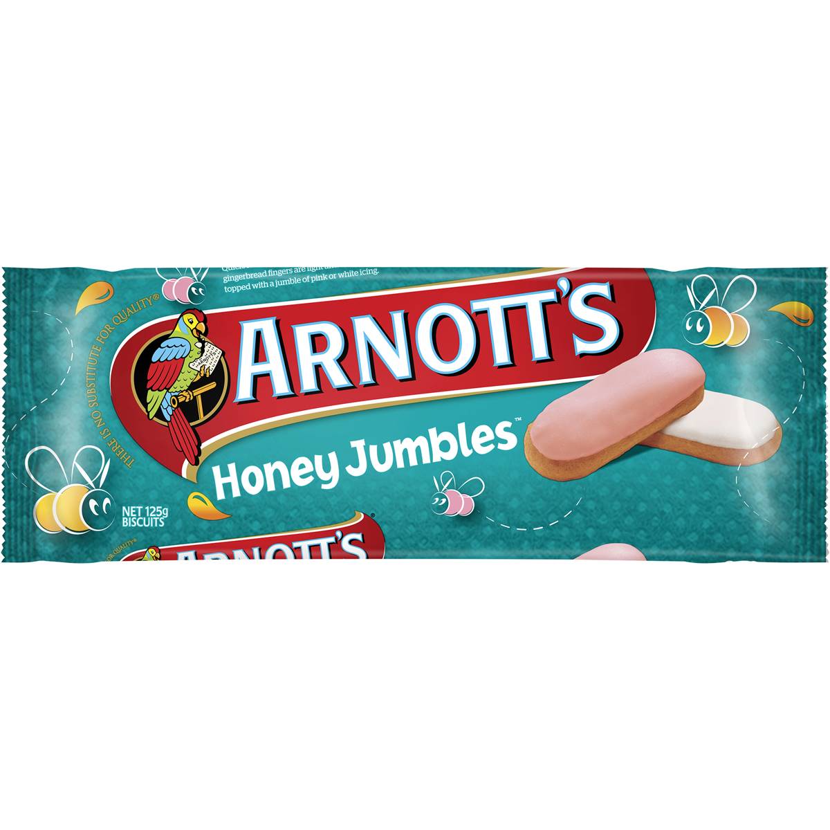 Arnott's Honey Jumbles Biscuits 125g | Woolworths